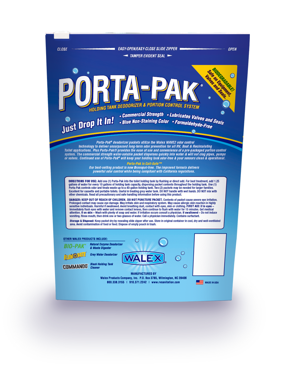 Walex Portapak RV Toilet Treatment (10 doses per pack)